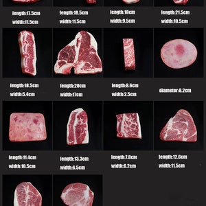Fake Fresh Steak,simulated Raw Beef Slices,barbecue Slice,food Props ...