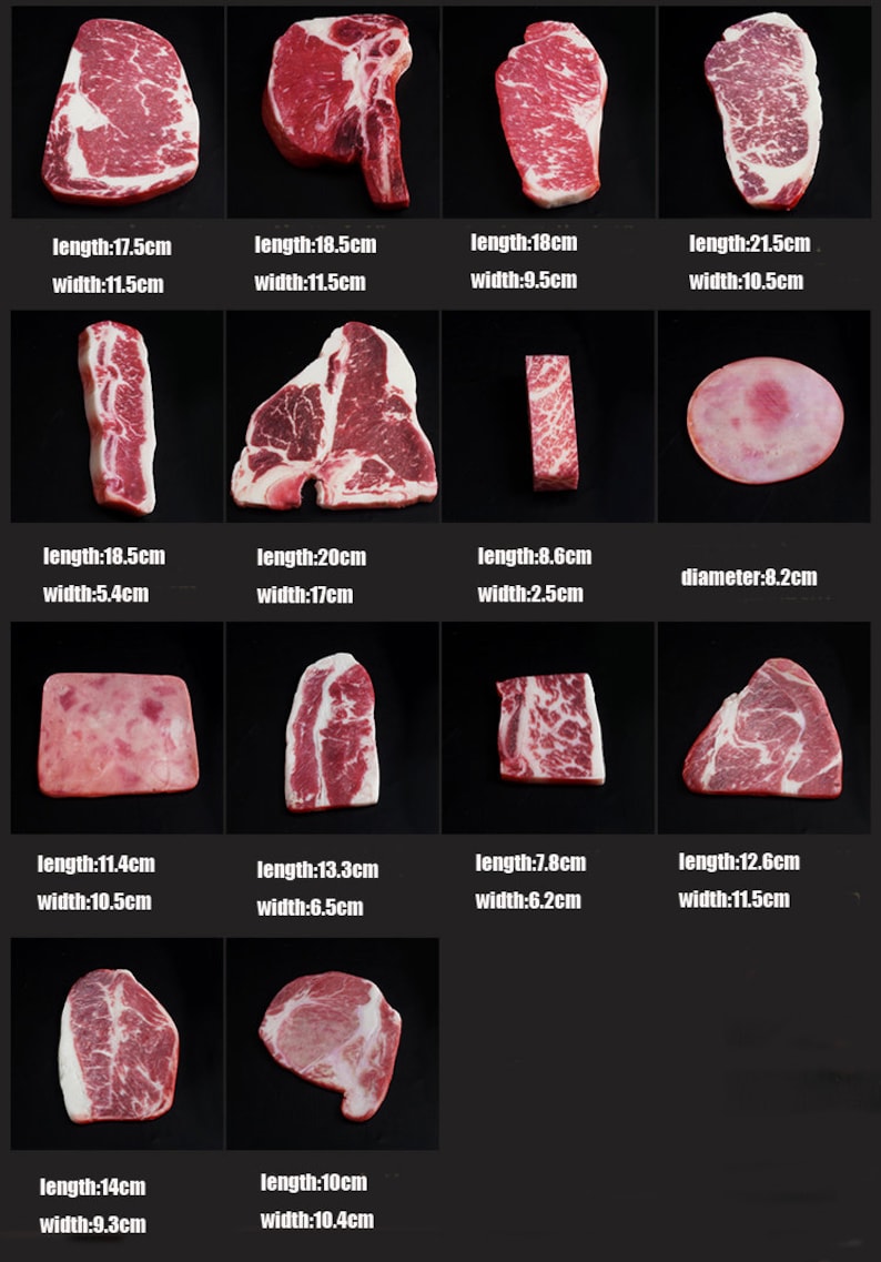 Fake Fresh Steak,simulated Raw Beef Slices,barbecue Slice,food Props ...