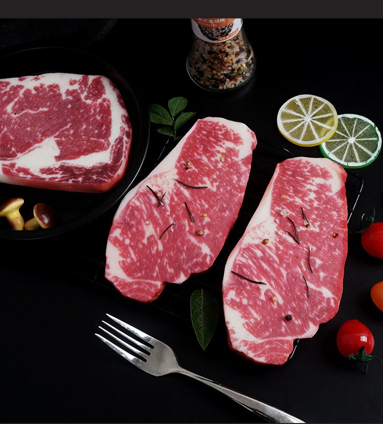 Fake Fresh Steak,simulated Raw Beef Slices,barbecue Slice,food Props ...
