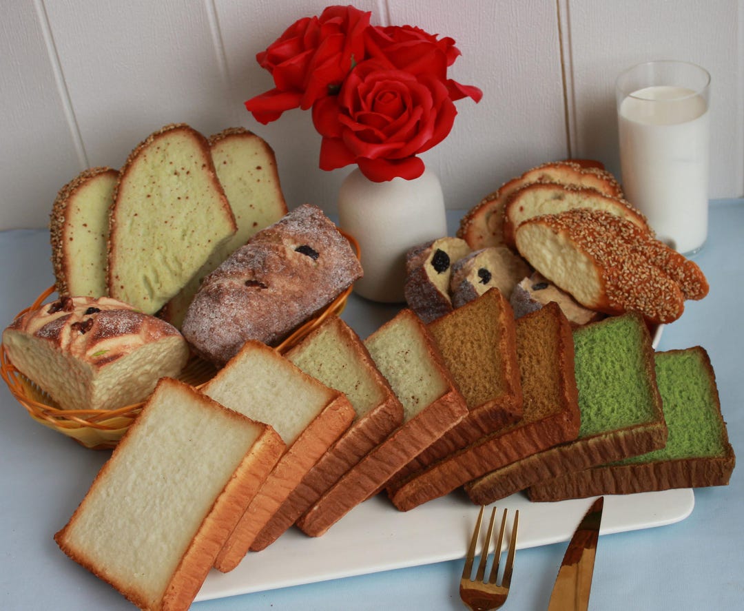 Fake Bread Slices,simulated Toast Tablets,highly Realistic Bread,food ...