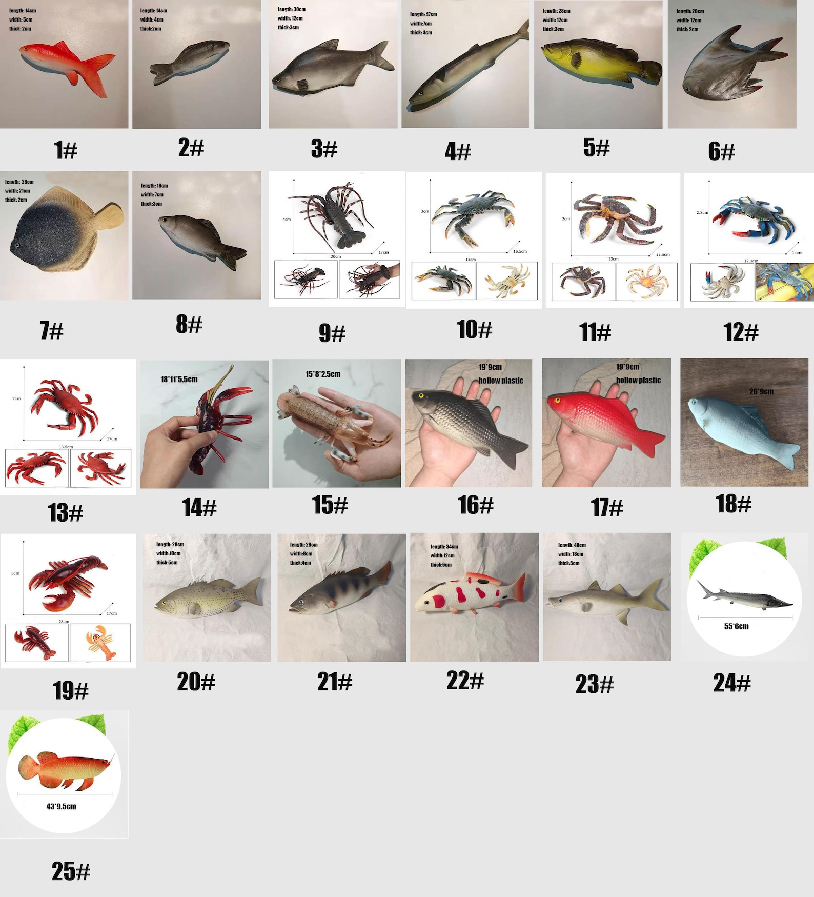 Fake Fish Model,simulated Lobster,gold Fish,fake Food ,animal Ocean ...