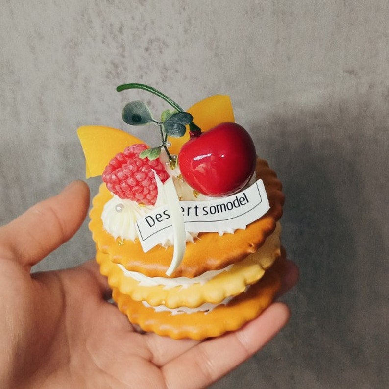 Fake Sandwich Biscuits Model,simulated Dessert Cream Cake,fake Food ...