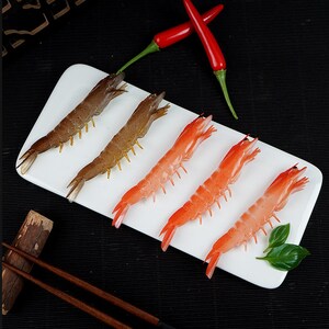 Fake Raw Prawn Model,simulated Vegetables Shelled Fresh Shrimps,fake ...