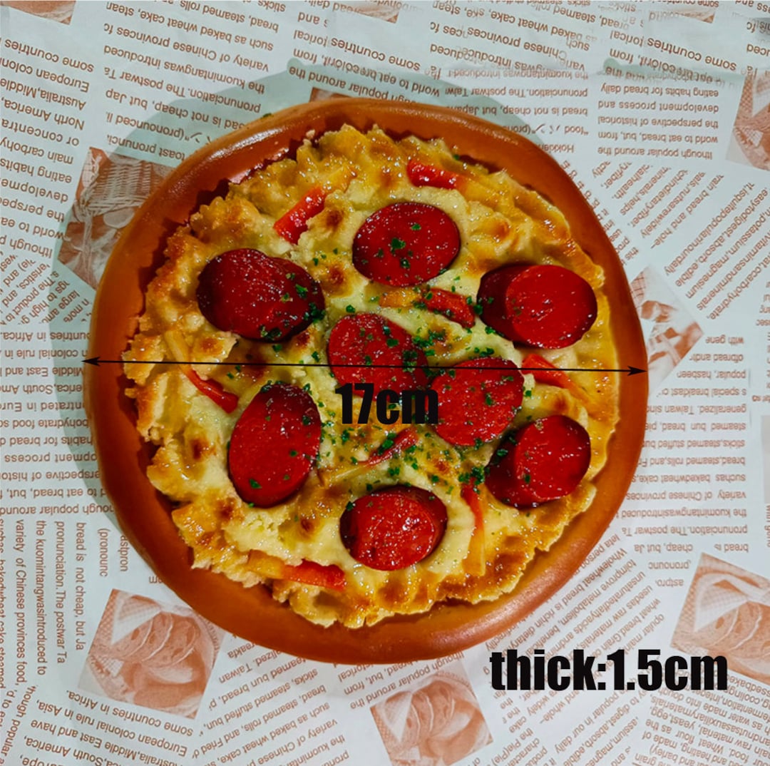 Fake Pizza Model,simulated Food Props,fake Round Model Food Model ...