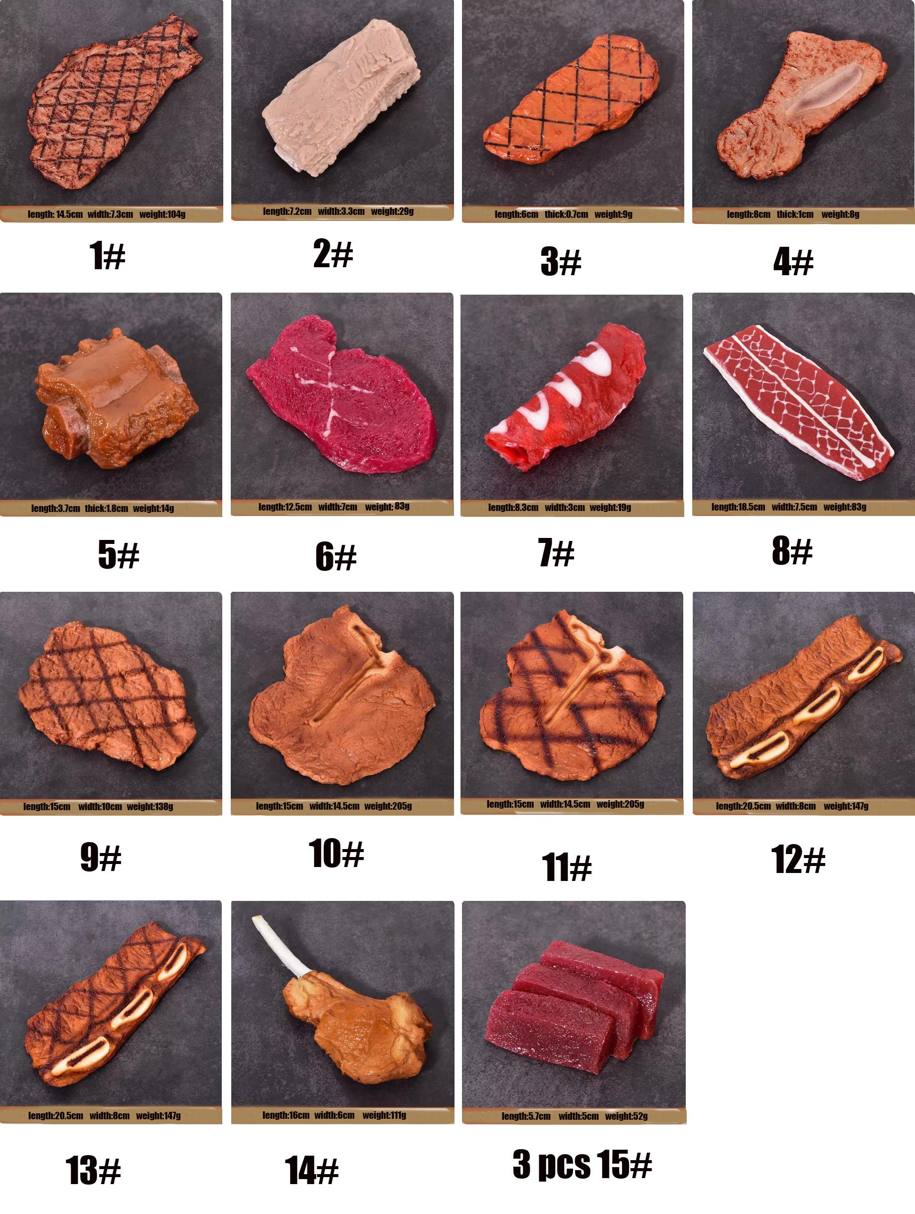 Fake Steak Food Model,braised Beef and Lamb Chops,simulated Beef Roll ...