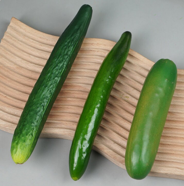 MAGICLULU Realistic Cucumber Model Lifelike Vegetable Props PVC