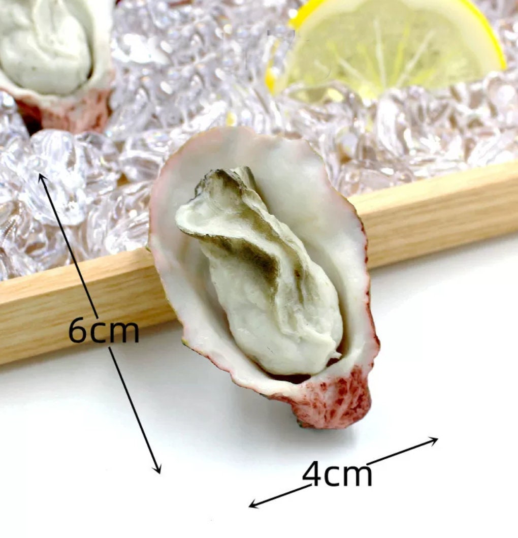 Fake Barbecue Oysters Scallop Model,simulated Aquatic Seafood,fake Food ...