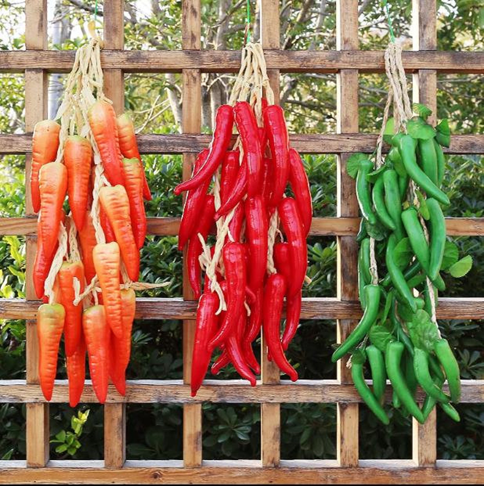 Artificial Vegetable Fruit Corn Decoration Fake Pepper Garlic Wall ...