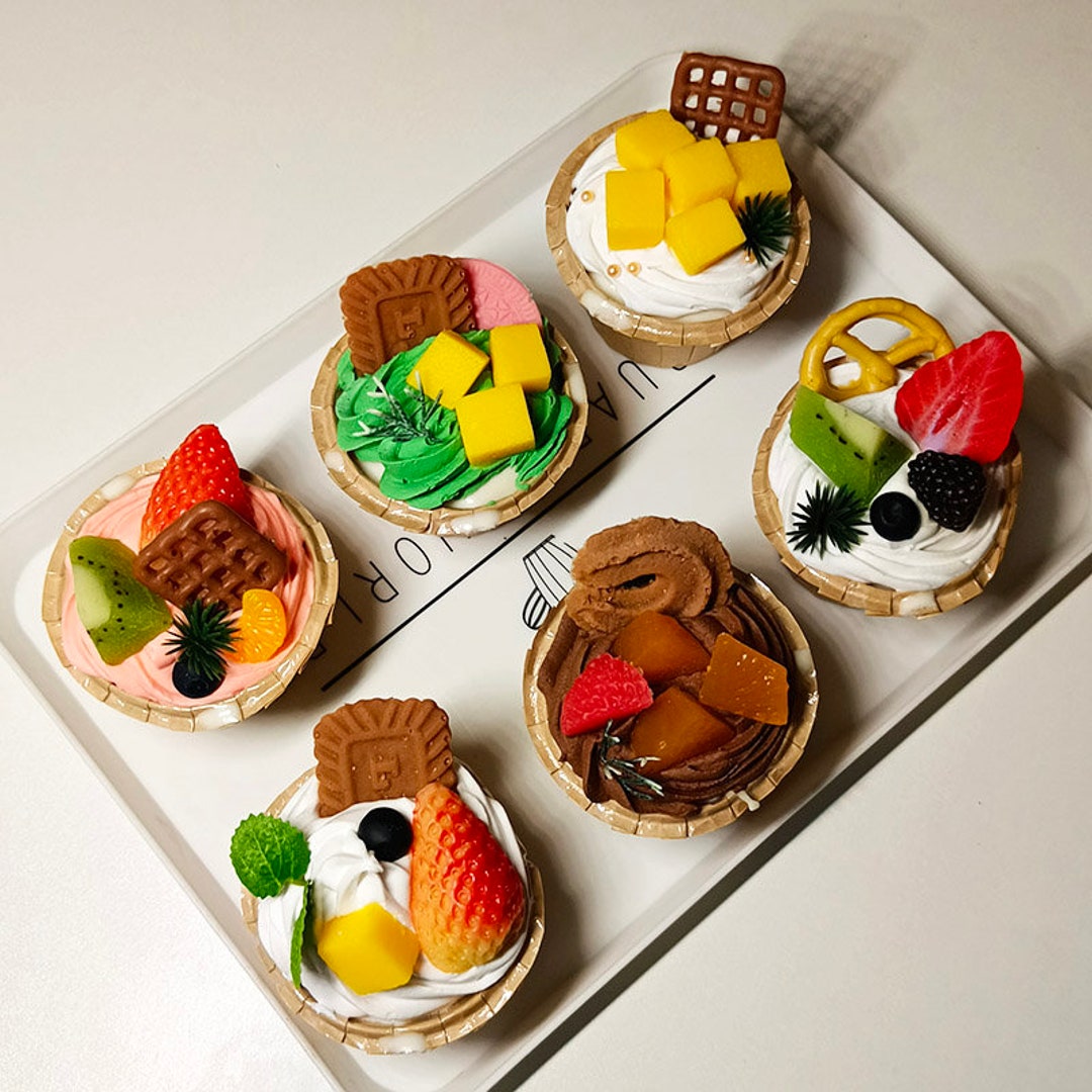 Fake Fruit Cake Model,simulated Dessert Cream Cake,fake Food Model ...