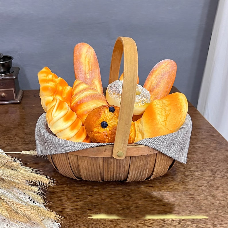 Fake Bread Model,simulated Soft Cake Toast,fake Food Model Children's ...