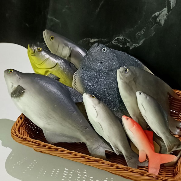 Realistic Rubber Fish - Etsy