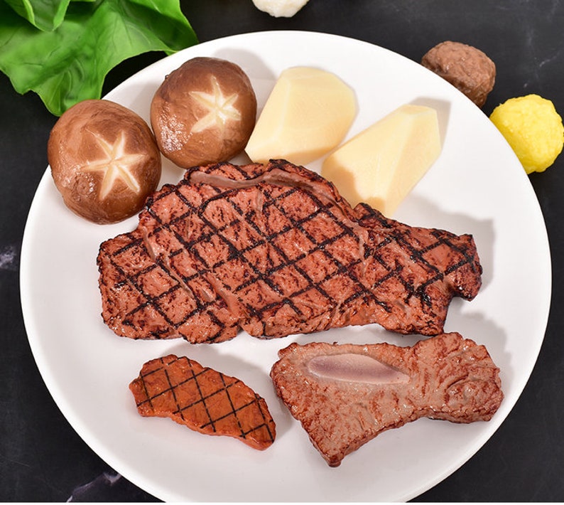 Fake Steak Food Model,braised Beef and Lamb Chops,simulated Beef Roll ...