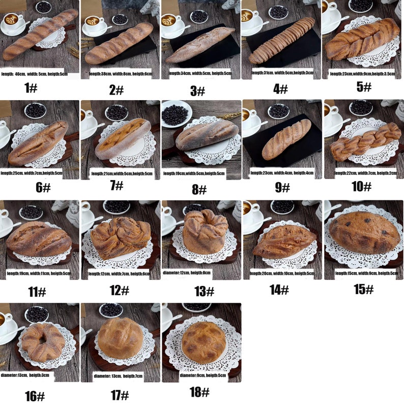 Fake Rye Bread,simulated Soft Fragrant Cake,dharma Stick,food Model ...