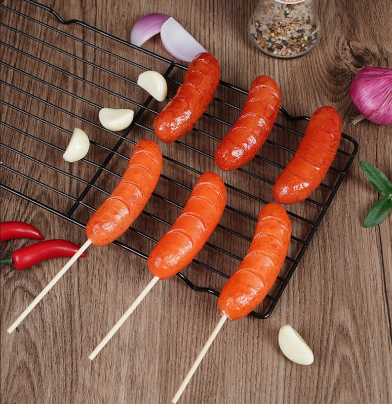 Fake Sausage Model,simulated Roasted Crispy Ham Sausage,hot Dog,fake ...