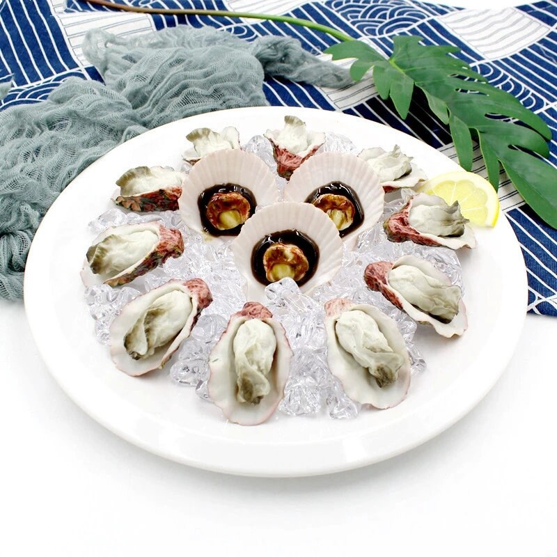 Fake Barbecue Oysters Scallop Model,simulated Aquatic Seafood,fake Food ...