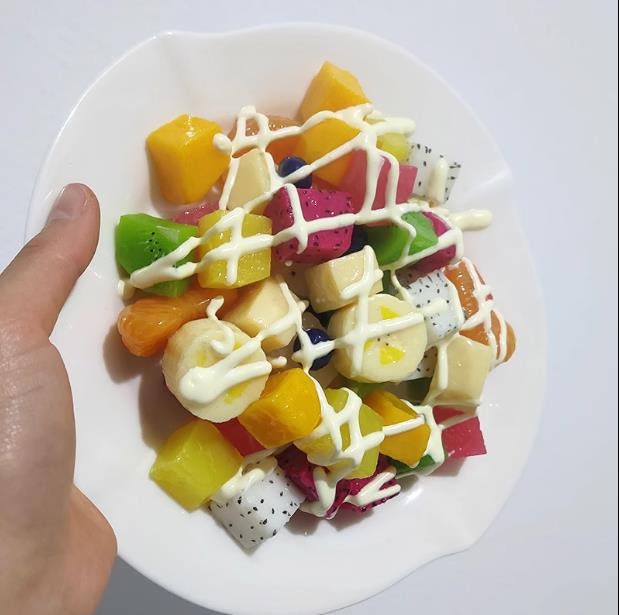 Fake Fruit Salad Model,simulated Fruits and Vegetables Blocks,fake Food ...