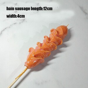 Fake Sausage Model,simulated Roasted Crispy Ham Sausage,fake Food ...