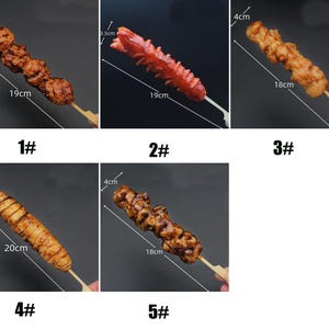 Fake Sausage Model,simulated Roasted Grilled Skewers,fake Food ,cooking ...