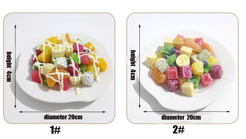 Fake Fruit Salad Model,simulated Fruits and Vegetables Blocks,fake Food ...