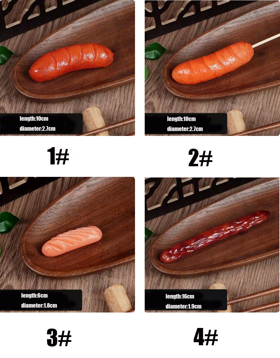 Fake Sausage Model,simulated Roasted Crispy Ham Sausage,hot Dog,fake ...