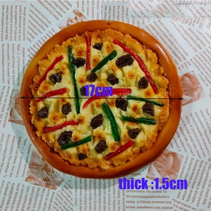 Fake Ham Sausage Pizza,simulated Vegetables Pizzas,food Modelprops ...