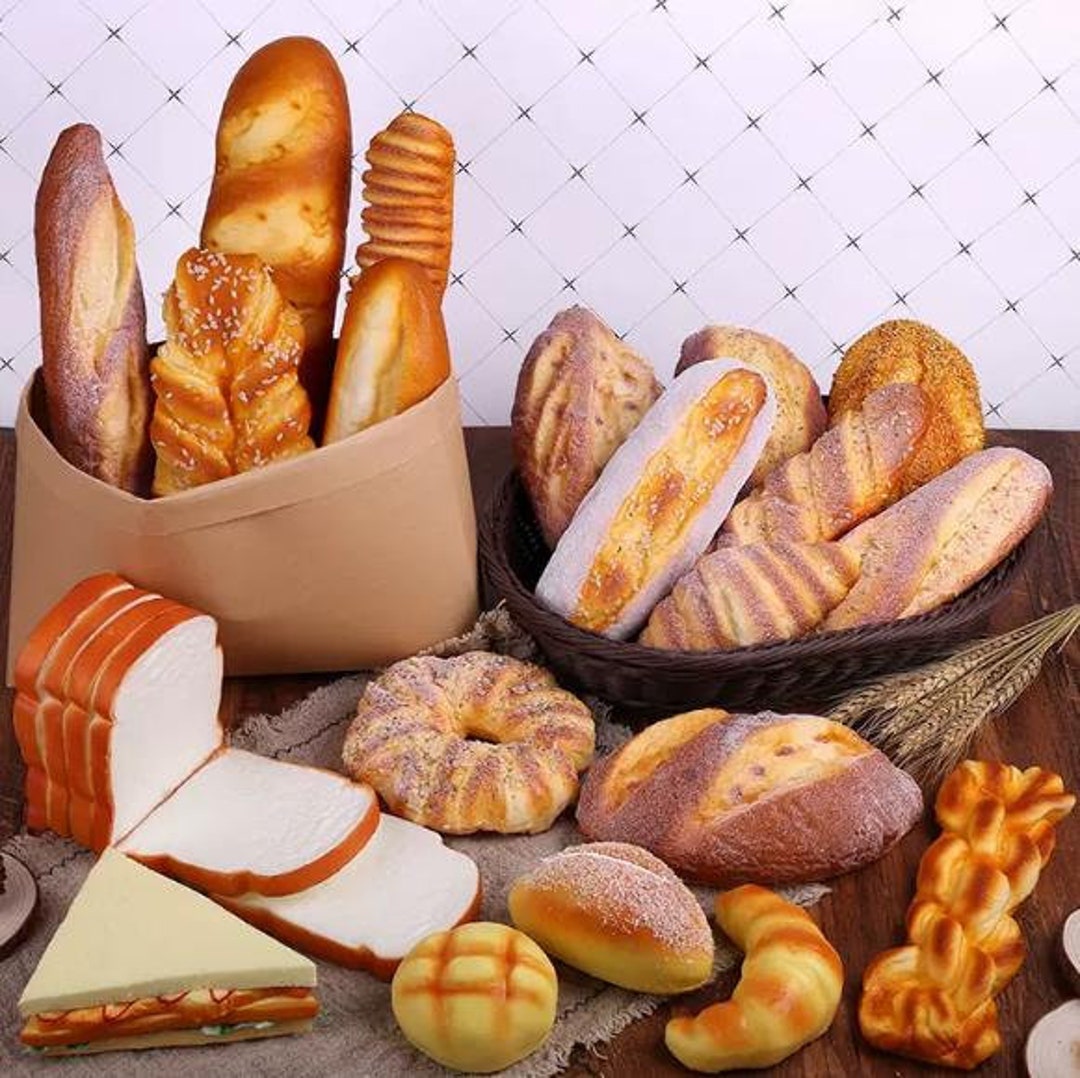 Fake Rye Bread Model,simulated Soft Fragrant Cake Toast,dharma Stick ...