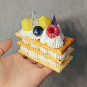 Fake Sandwich Biscuits Model,simulated Dessert Cream Cake,fake Food ...
