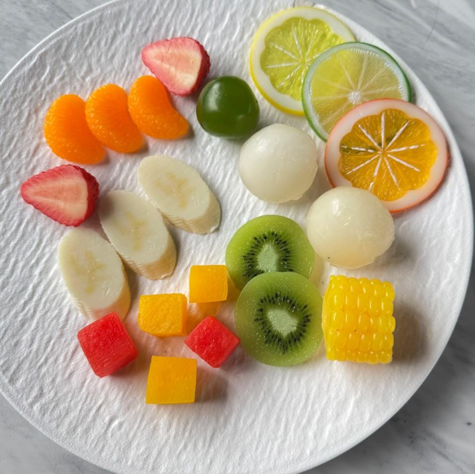 Fake Fruit Dice,simulated Fruits Blocks,lemen Slice,strawberry,orange ...