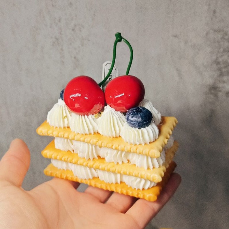 Fake Sandwich Biscuits Model,simulated Dessert Cream Cake,fake Food ...