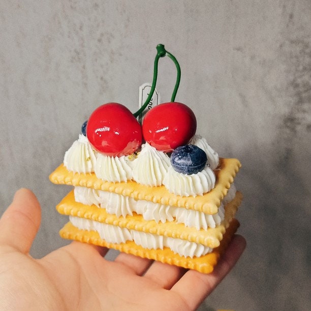 Fake Sandwich Biscuits Model,simulated Dessert Cream Cake,fake Food ...