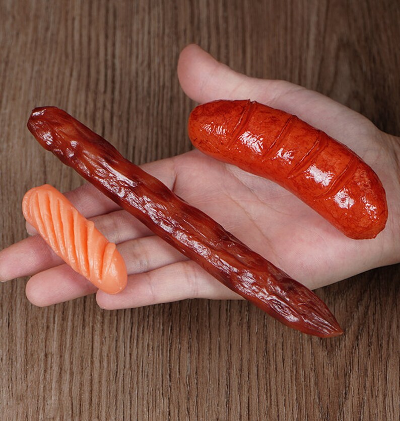 Fake Sausage Model,simulated Roasted Crispy Ham Sausage,hot Dog,fake ...