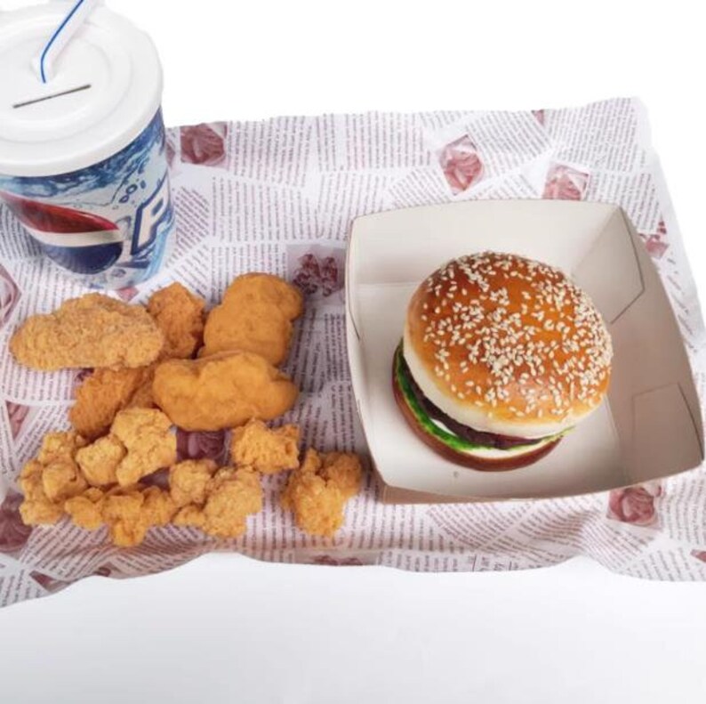 Fake Fried Chicken Nuggets Model Decoration Simlelated Food Props ...