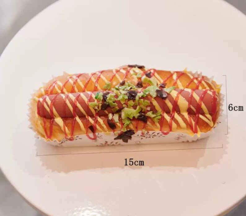 Fake Bread Model,simulated Hot Dog Cuisine,fake Food Model Fake Food ...