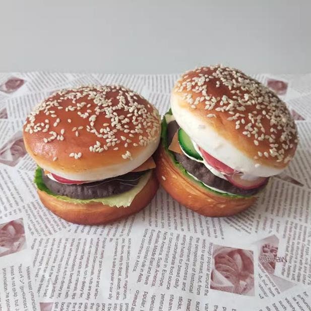 Fake Beef Hamburg Model,simulated Sandwich Fried Chicken,fake Food ...