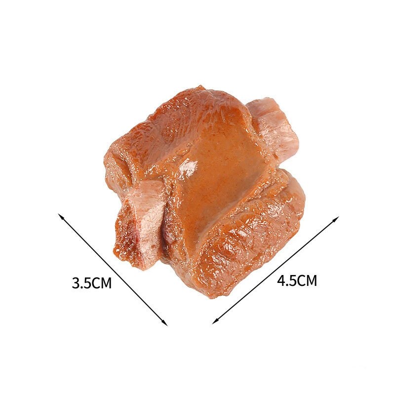 Fake Barbecue Pork Chop Modelsimulated Vegetables Meat - Etsy