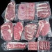 Fake Fresh Steak,simulated Raw Beef Slices,barbecue Slice,food Props ...