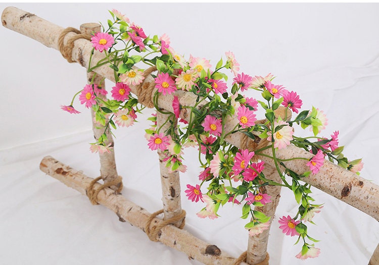 2.1 M Artificial Flower Vine for Wedding ,wall Hanging Daisy Flower ...