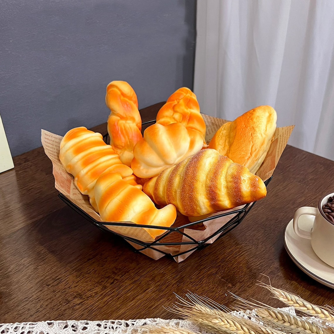 Fake Bread Model,simulated Soft Cake Toast,fake Food Model Children's ...