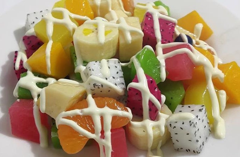 Fake Fruit Salad Model,simulated Fruits and Vegetables Blocks,fake Food ...