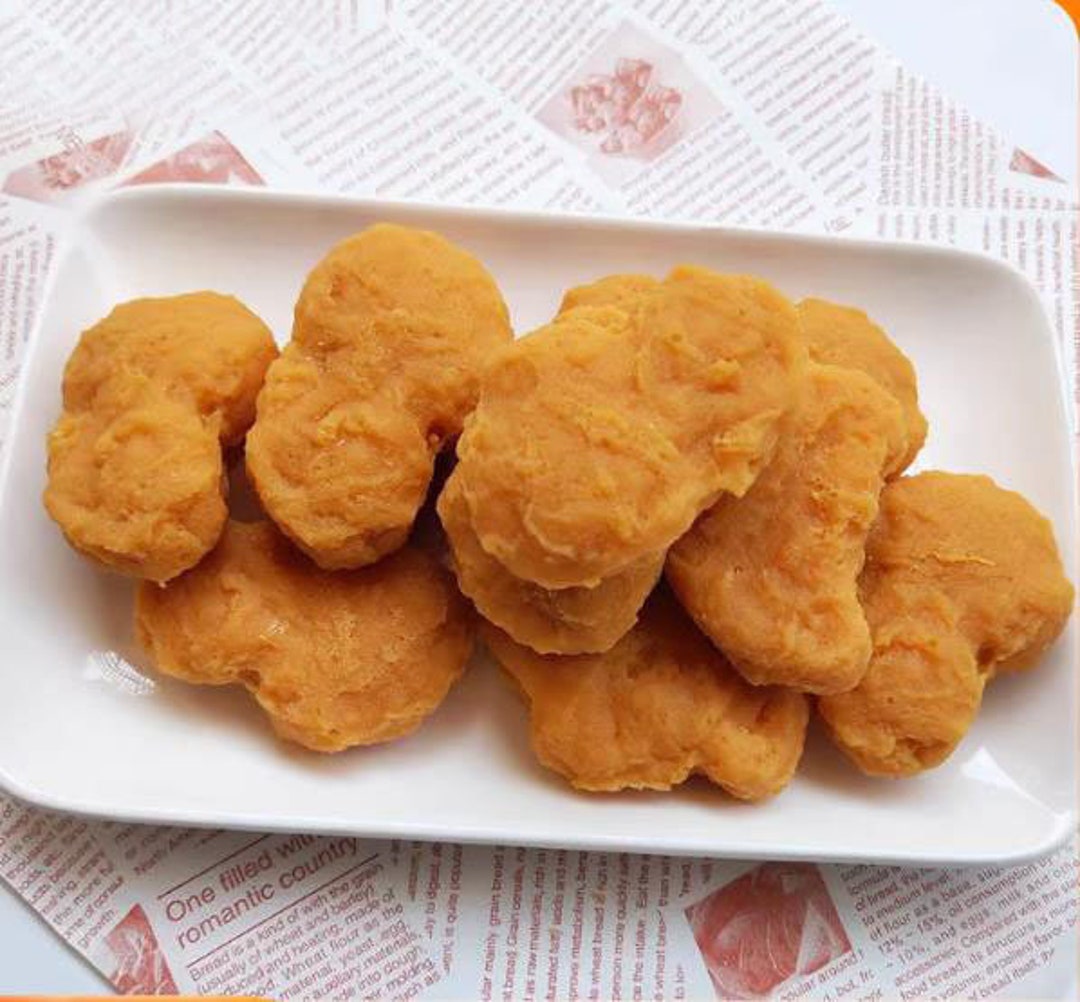 Simulated Chicken Rice Flower Fake Fried Chicken Nuggets Model ...