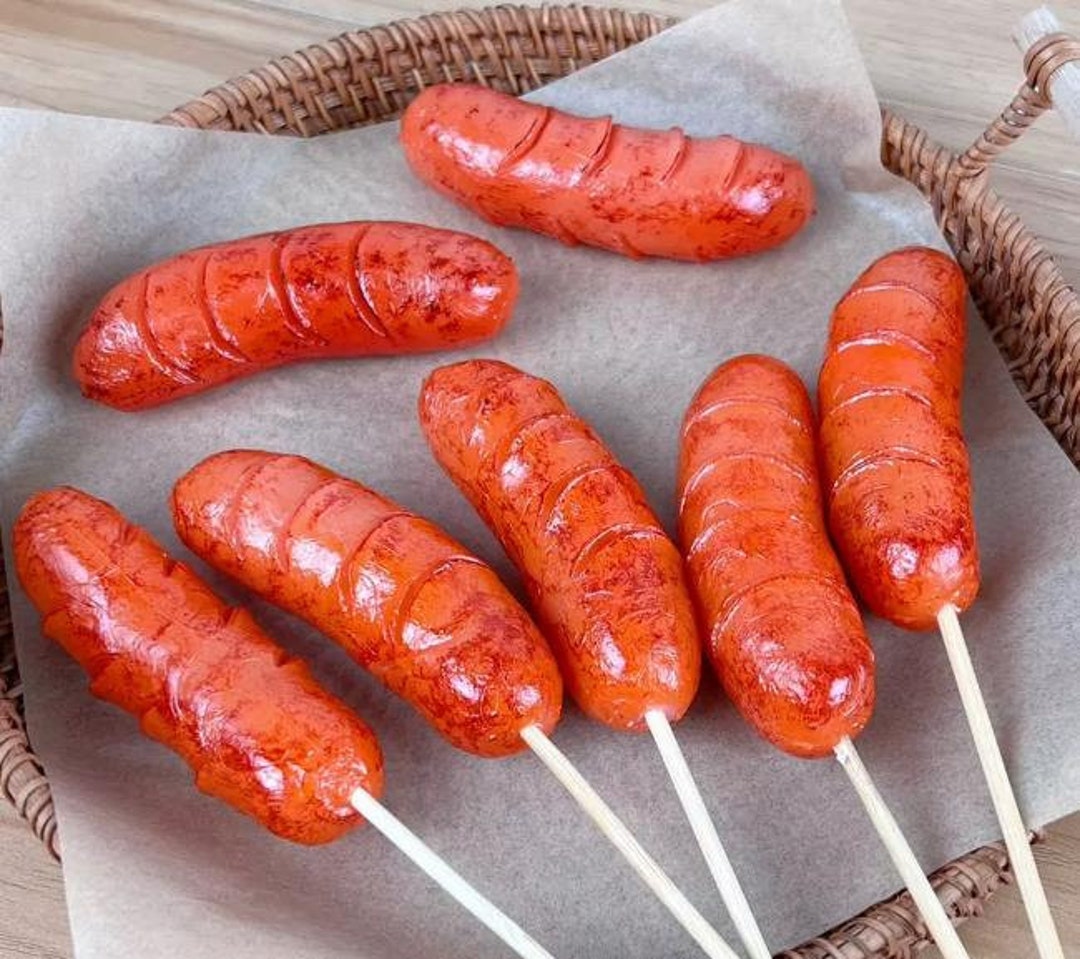 Fake Sausage Model,simulated Roasted Crispy Ham Sausage,fake Food ...