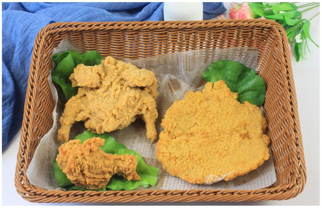 Simulated Fried Chicken Leg, Fake Deep-fry Chicken Nuggets,food Model ...