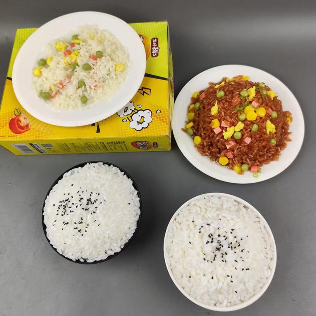Fake A Bow of Rice,simulated Fried Rice Prop,food Model,restaurant ...