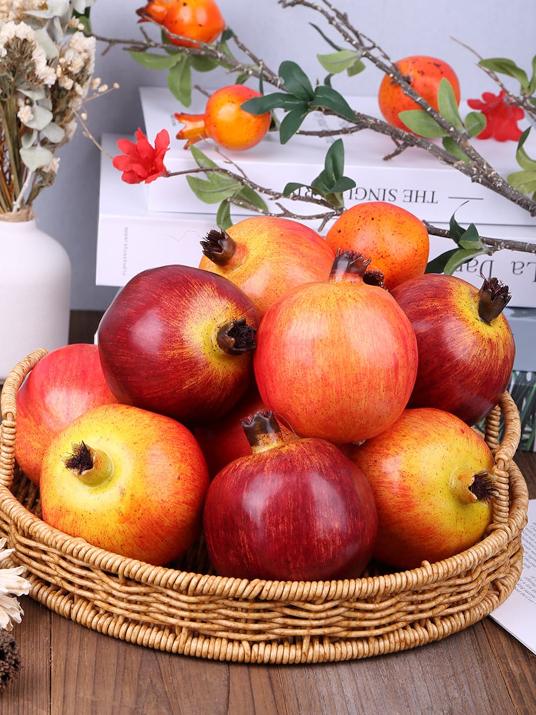 Fake Pomegranate Model, Simulated Foam Fruit Vegetables , Fake Food ...