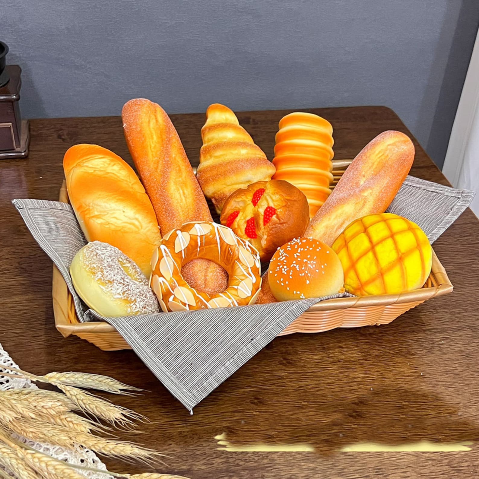 Fake Bread Model,simulated Soft Cake Toast,fake Food Model Children's ...