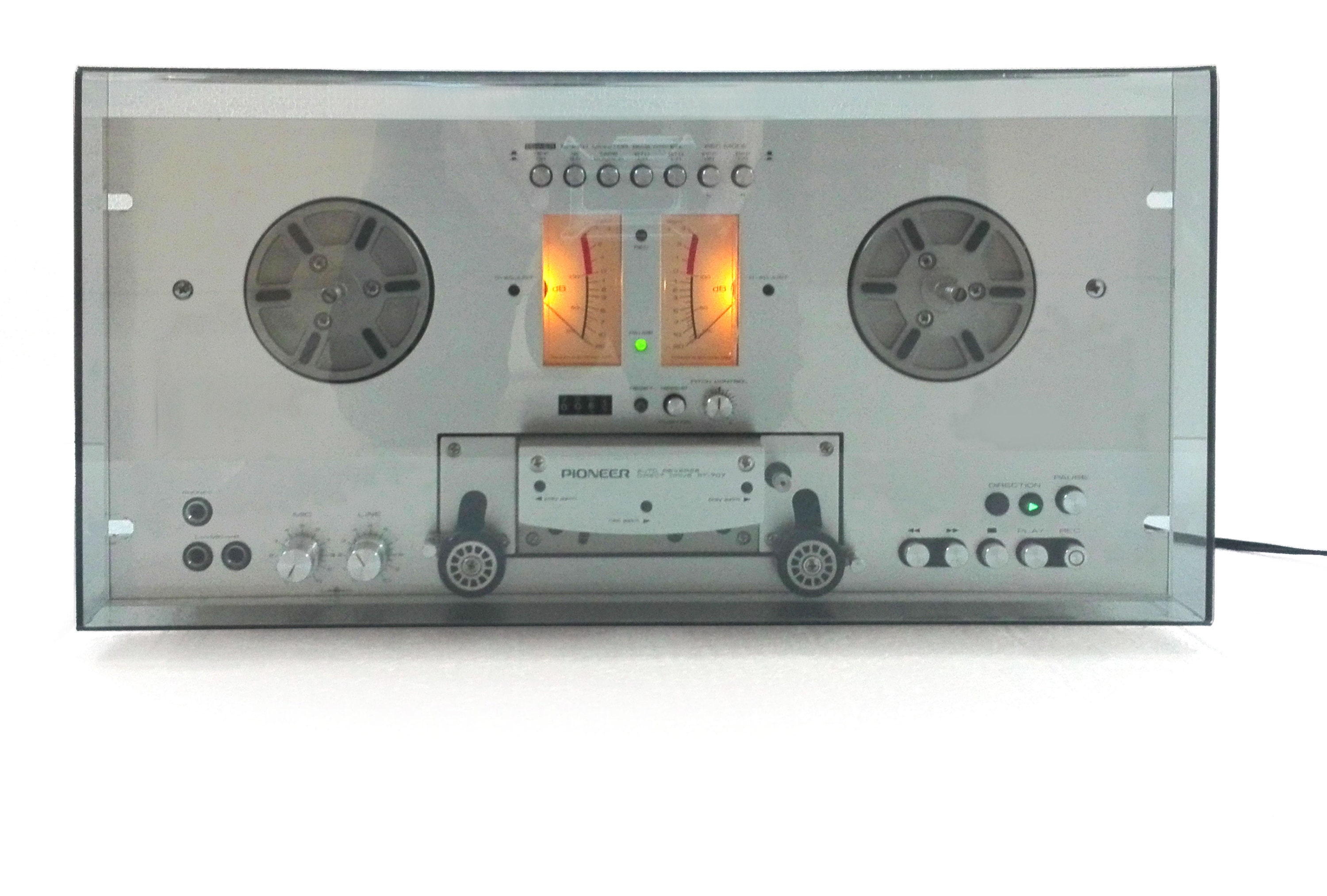 NEW Clear / Bronze Dust COVER TEAC X-1000R/M X-2000R/M A-3300 Etc Reel ...