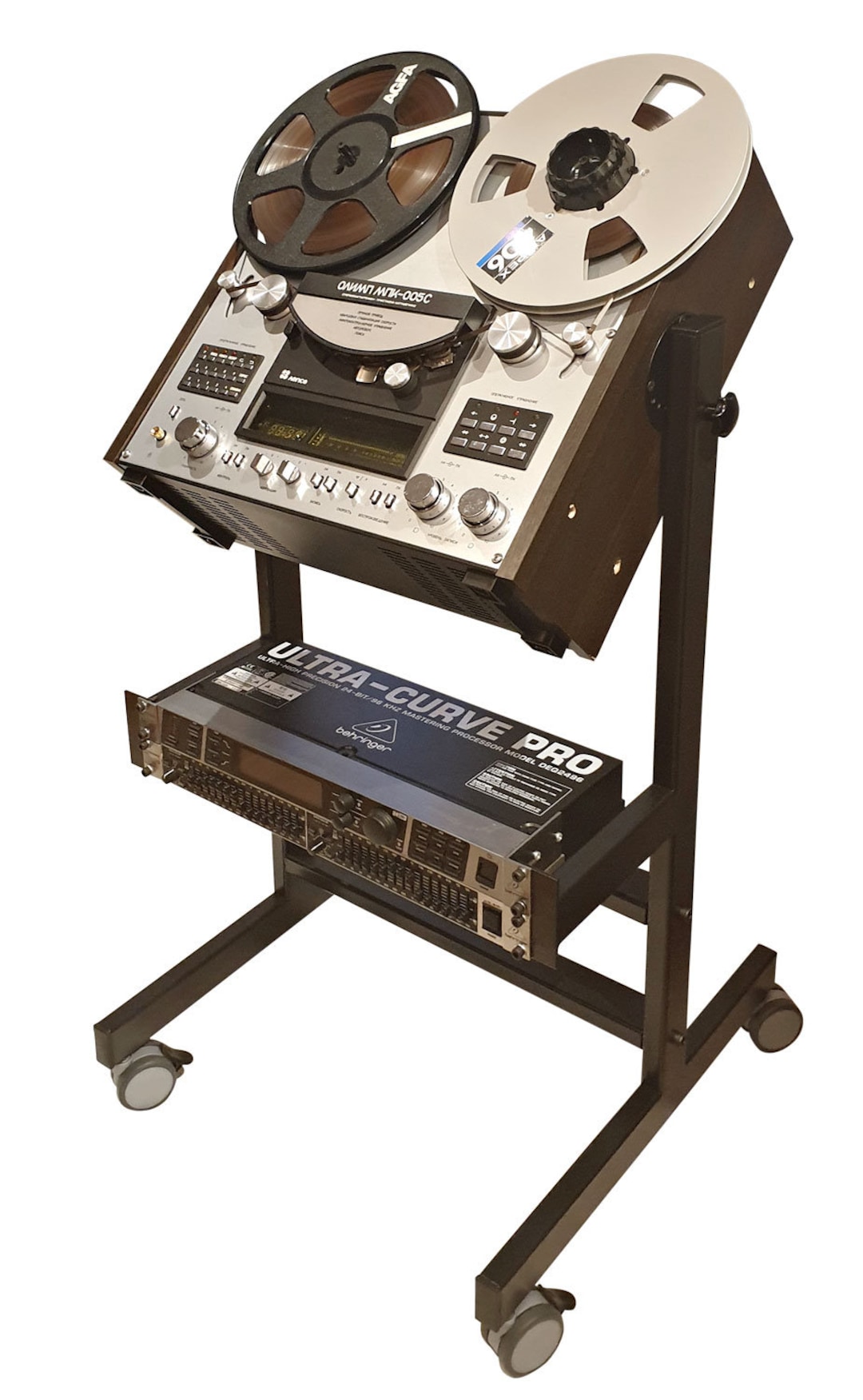New Custom Cart Stand With Rack Mount 2U - 10U for ANY Reel Recorder ...