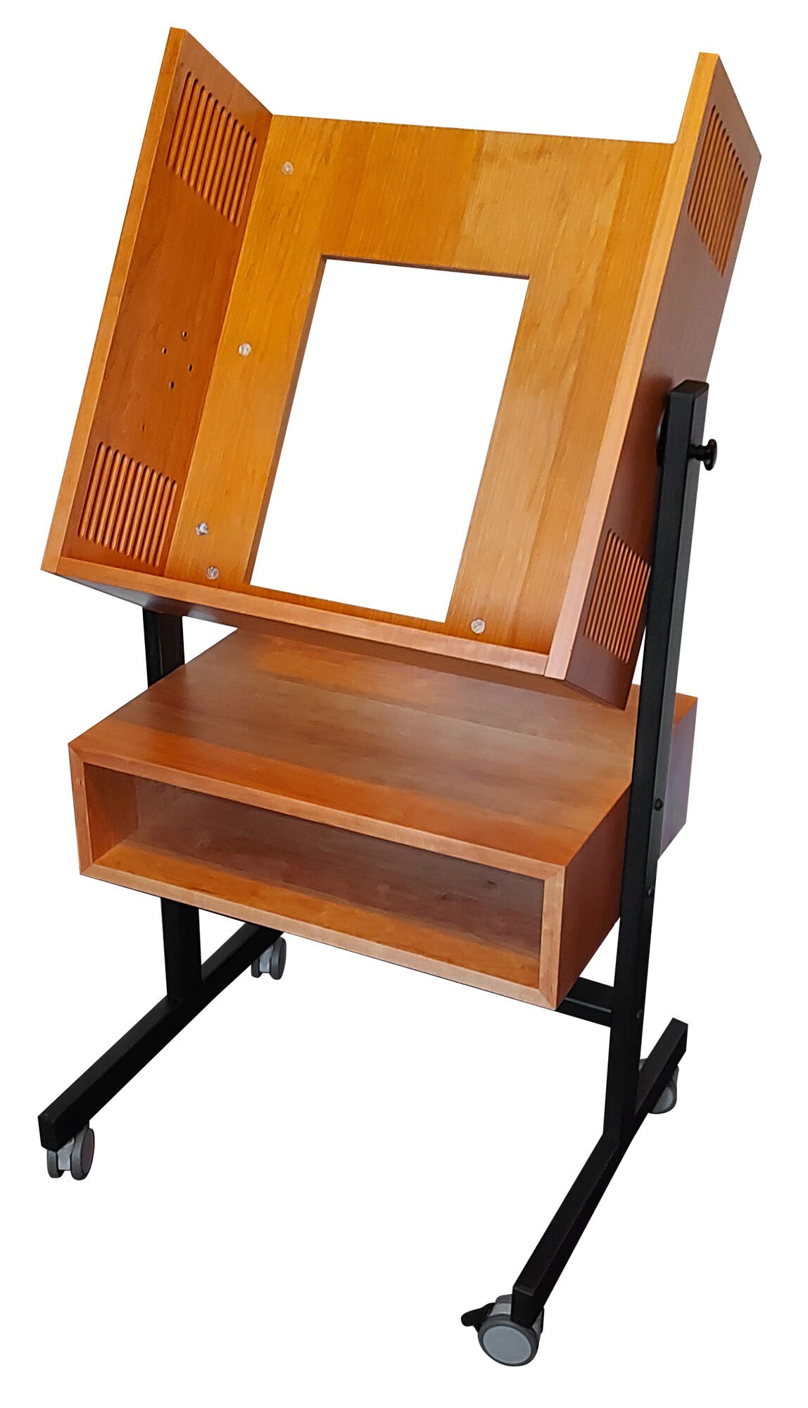 Custom Made Stand With Multiple Cabinets and Shelves for Any Reel to ...