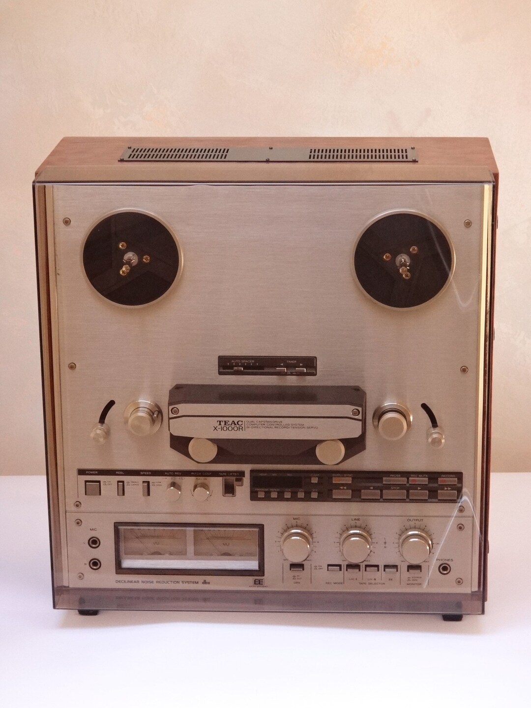 NEW Clear / Bronze Dust COVER TEAC X-1000R/M X-2000R/M A-3300 Etc Reel ...