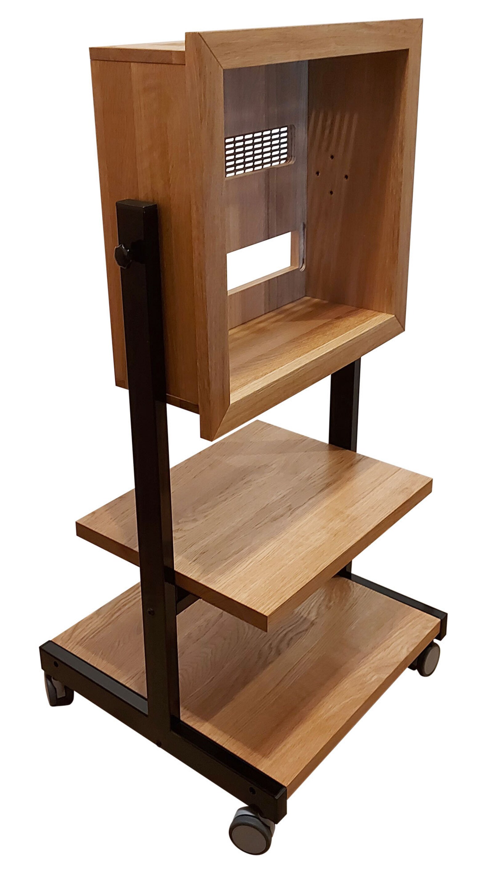 Custom Made Stand With Multiple Cabinets and Shelves for Any Reel to ...